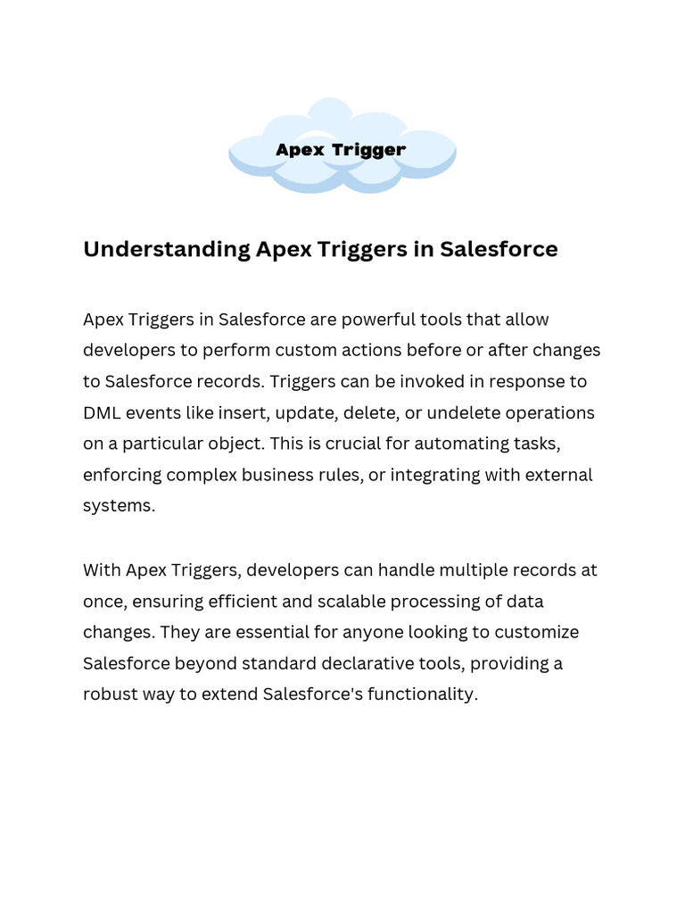 Understanding Apex Triggers in Salesforce Day37 100days 1725995856 | PDF