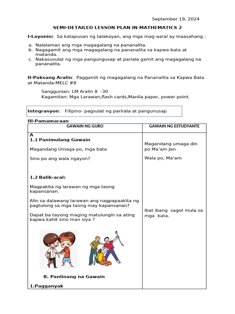 Esp 2 - 1ST Cot 2024 | PDF