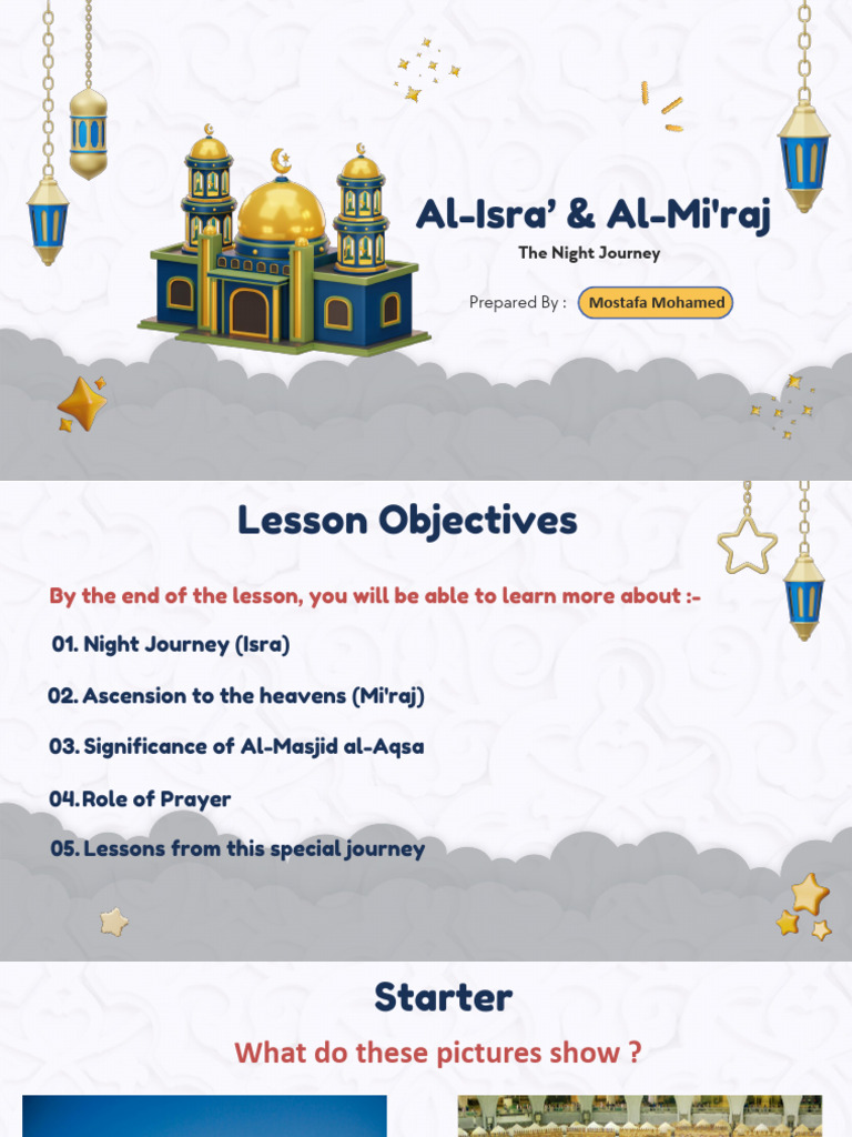 The Night Journey: Isra and Mi'raj | PDF | Muhammad | Mecca