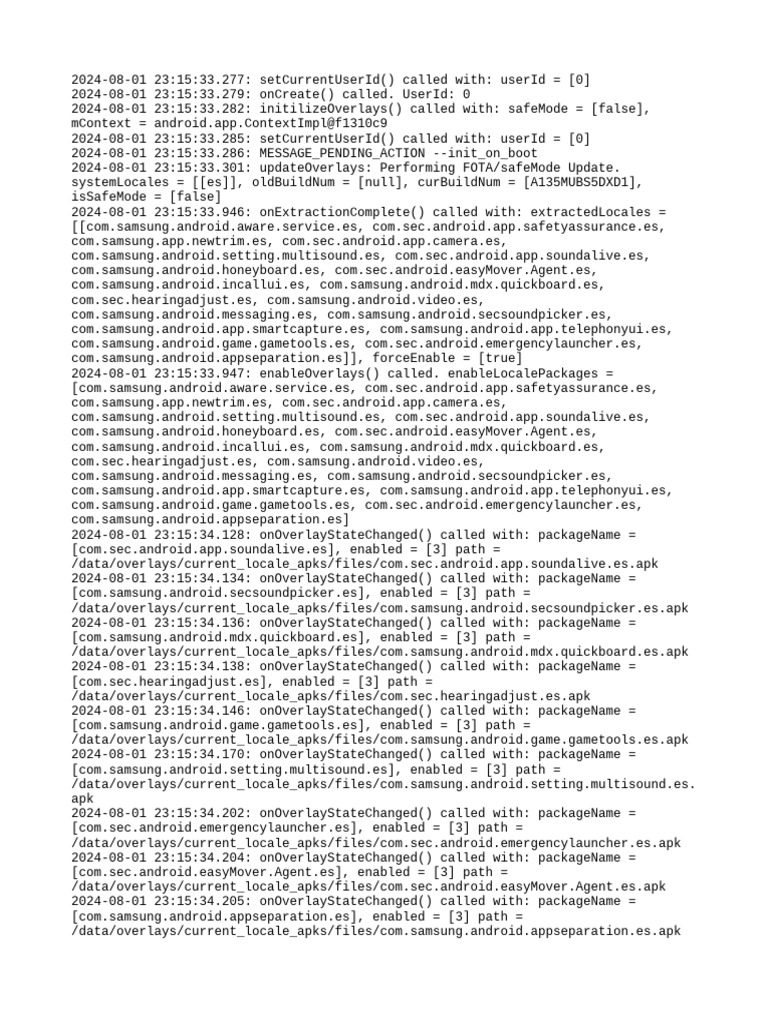 lom_log | PDF | Android (Robot) | Mobile Phones
