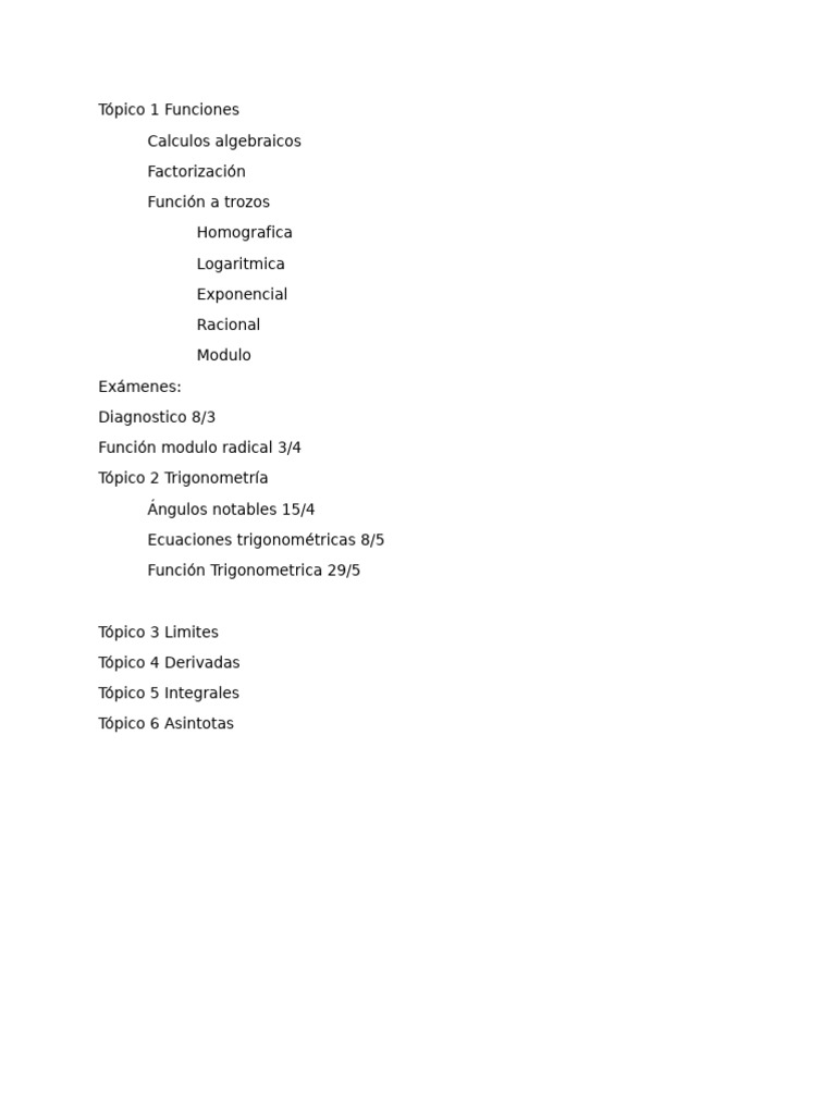 Tópico 1 Funciones | PDF