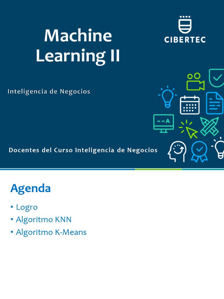 Tema 10 T Machine Learning II - Algoritmos - S13 | PDF | Matemáticas Aplicadas | Algoritmos