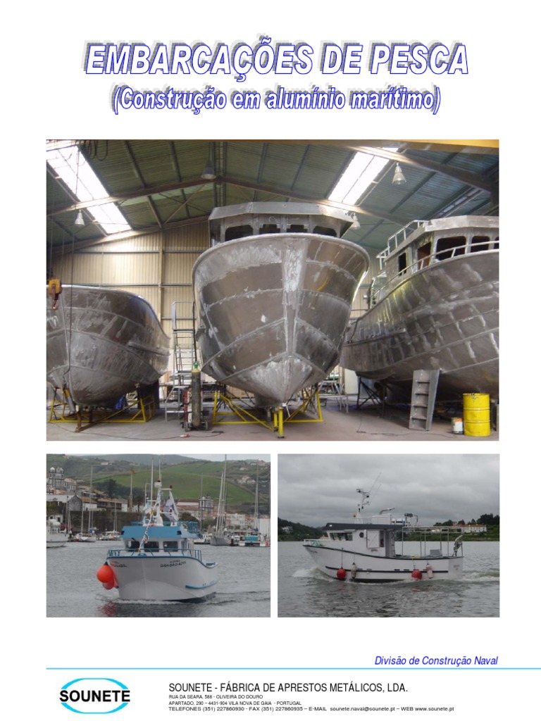 Embarcações de Pesca em Alumínio | PDF | Barcos | Casco (embarcação)