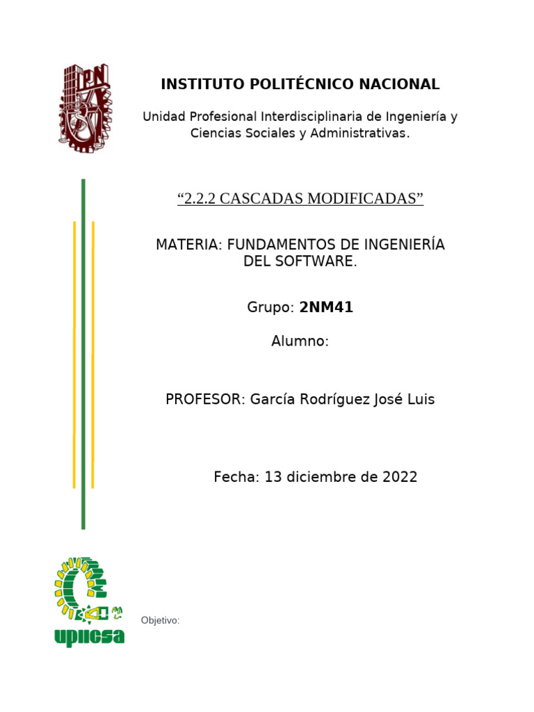 Fases del Modelo de Cascada Modificada | PDF | Software | Realidad ...