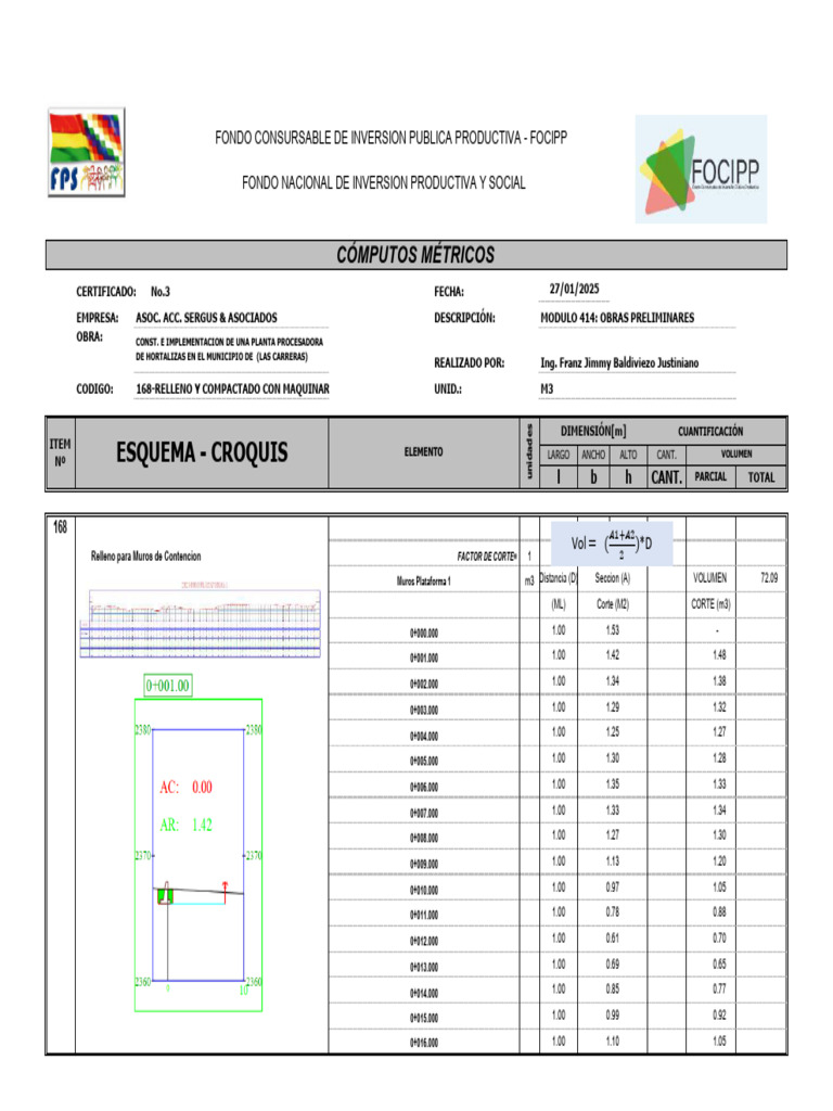 06.1 Computos Metricos PL No.3 | PDF