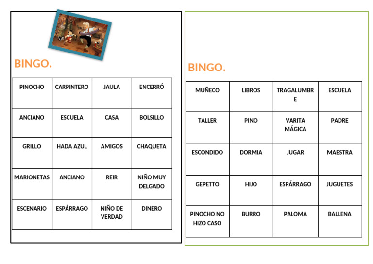 Bingo Maraton de Lectura | PDF