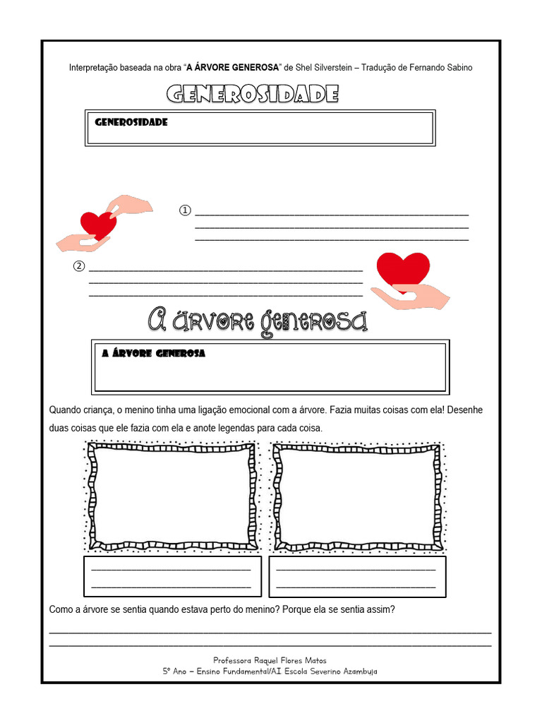 A Árvore Generosa Interpretação | PDF