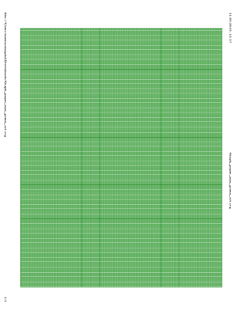 Graph Paper MM Green A4 | PDF