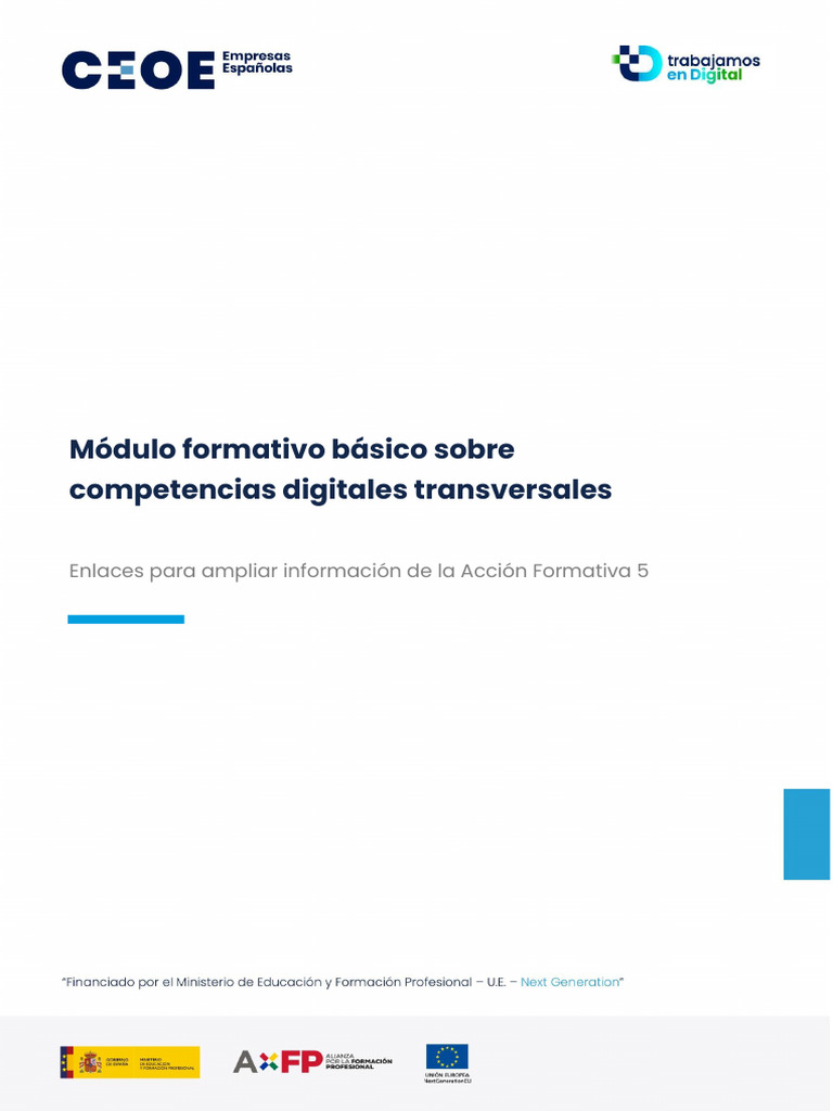 Saber Más AF5 - CEOE | PDF