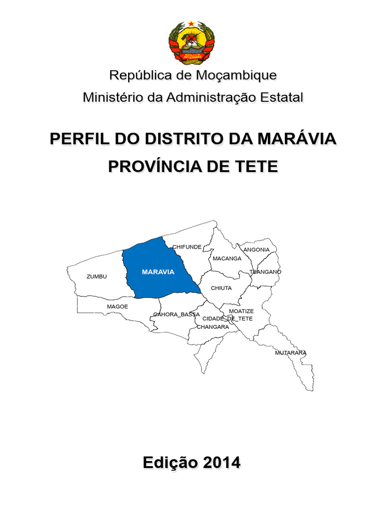 Perfil do Distrito de Marávia | PDF | Agricultura | Moçambique