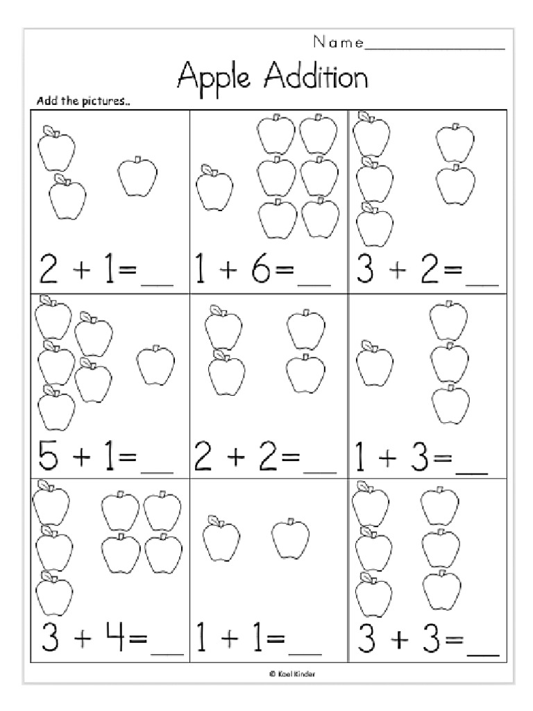 Worksheets For Kindergarten | PDF