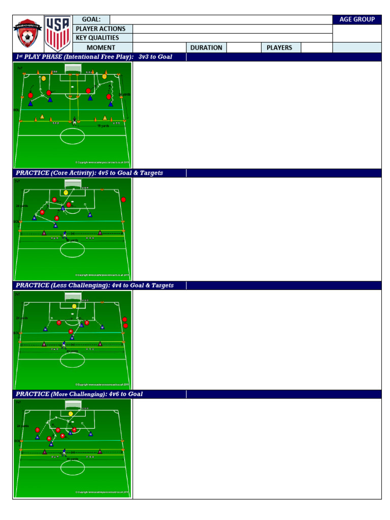 6 - 10u Scor Goals-6 Spring2019 X | PDF | Forward (Association Football ...