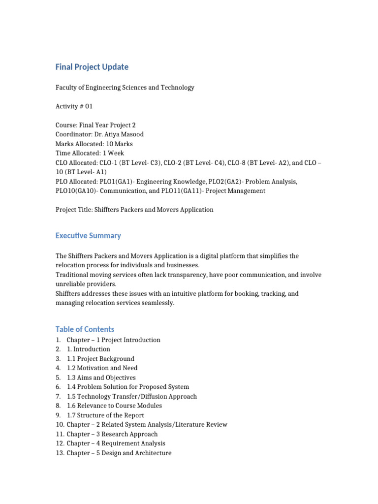 Final Project Update | PDF