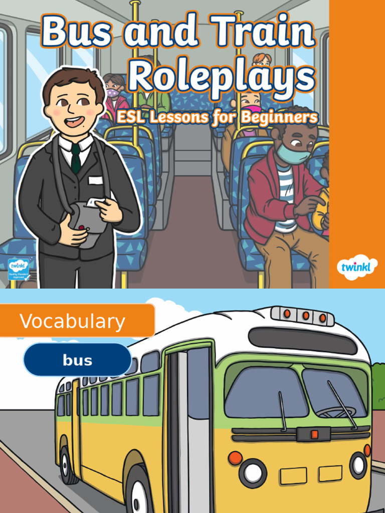 T 1709204212 Esl Buses and Trains Roleplay Kids A1 Ver 1 | PDF | Land ...
