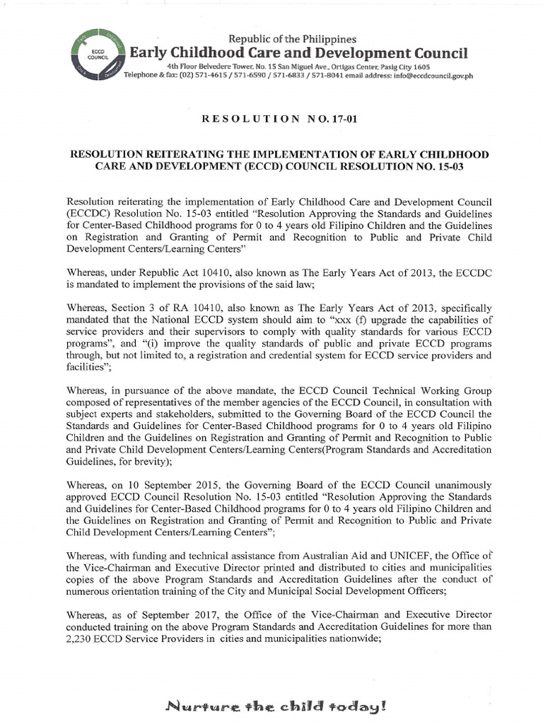 Resolution No. 17 01 | PDF