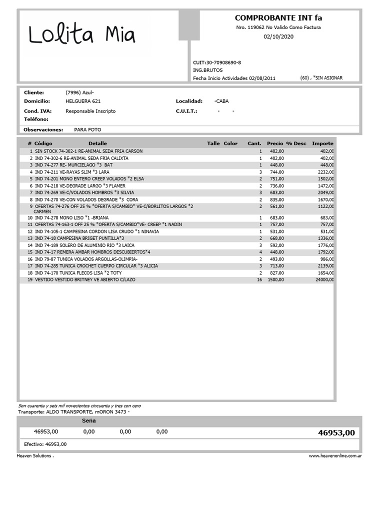 Azul Comprobante 2-10-20 | PDF