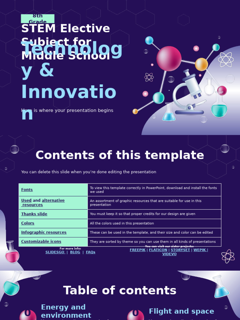 STEM Elective Subject For Middle School - 8th Grade - Technology ...