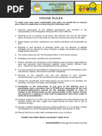 Billeting Quarters House Rules | PDF