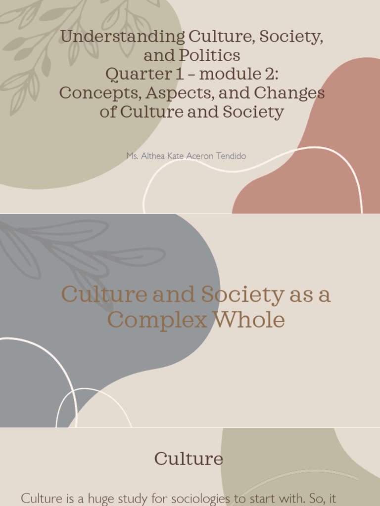 UCSP PRESENTATION (Autosaved) | PDF | Society | Behavioural Sciences