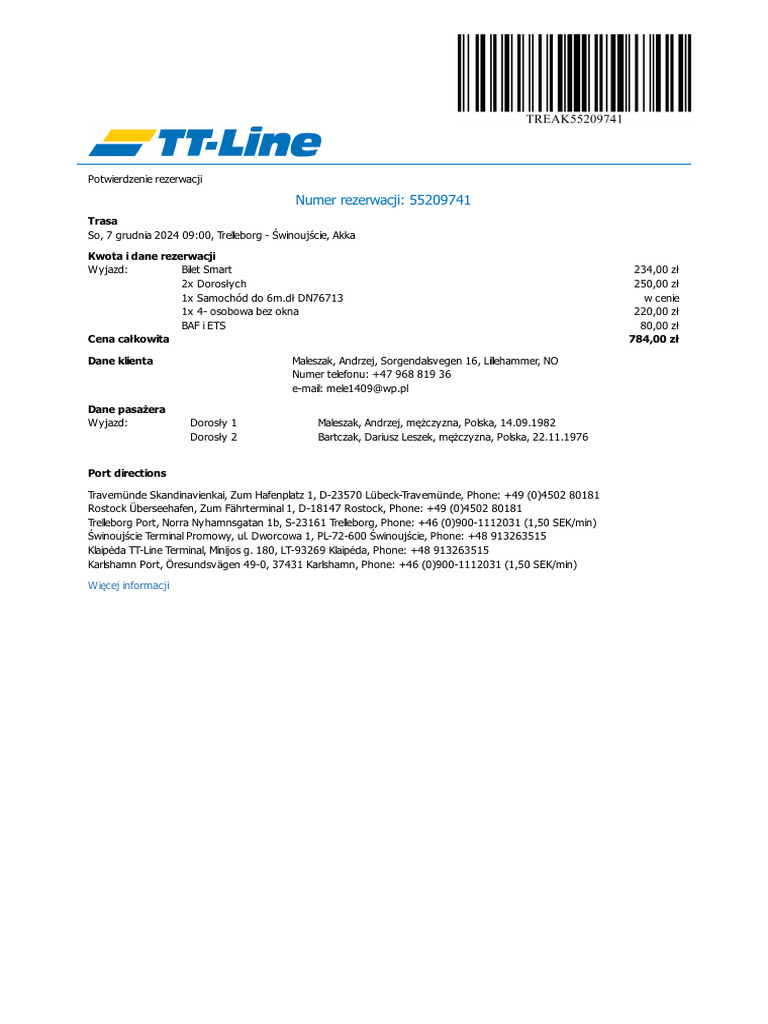 TT-Line - Ticket - 55209741 3 | PDF