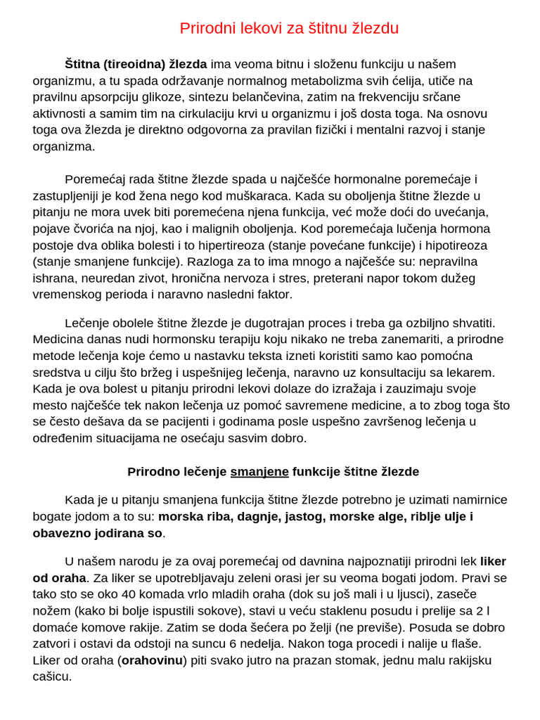 Stitna Zlezda | PDF