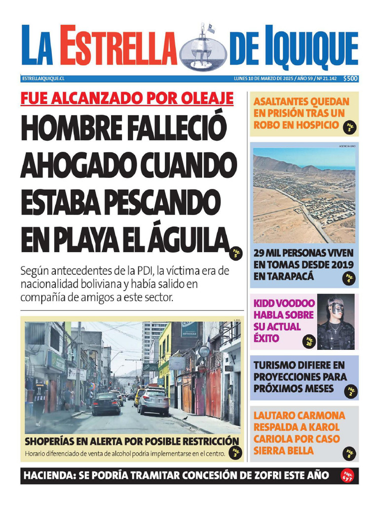 La Estrella de Iquique - 2025!03!10 | PDF