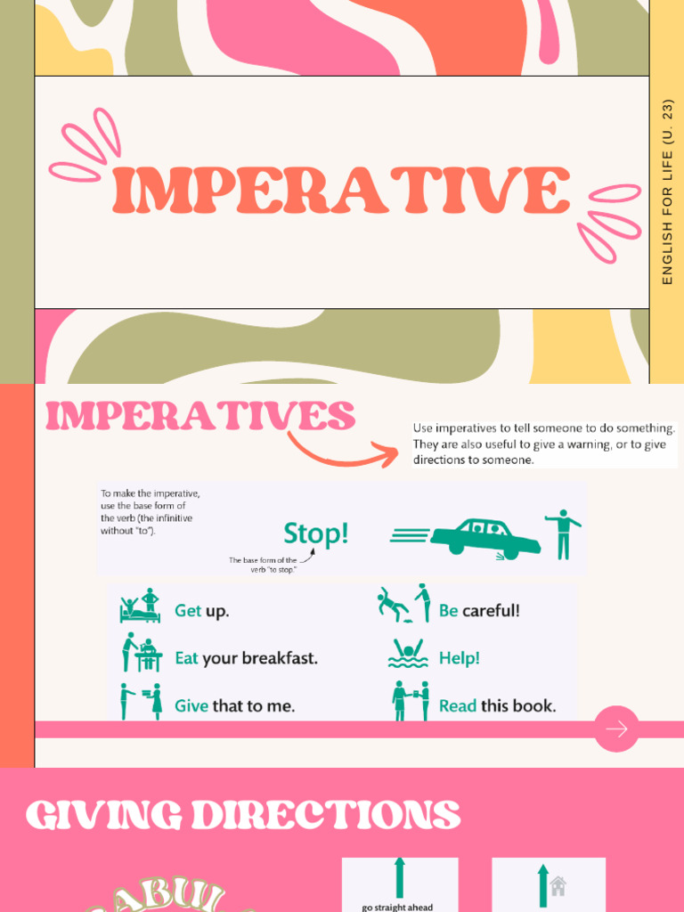 IMPERATIVE (EFL. 1, U. 23) | PDF