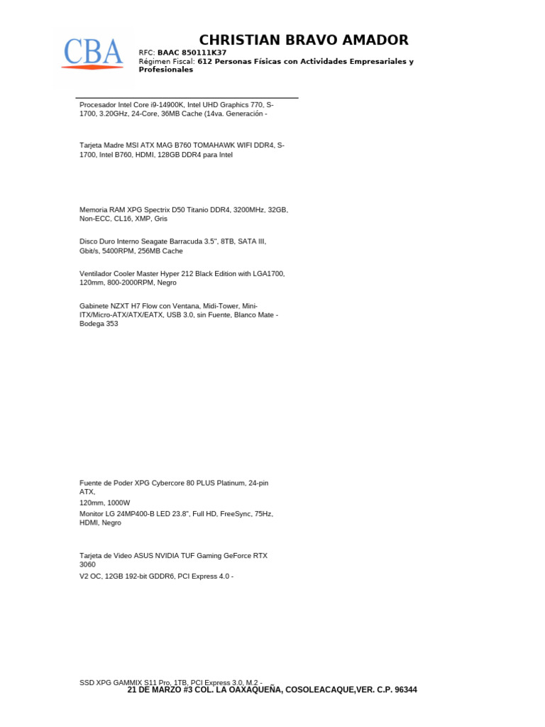 Procesador Intel Core I9 | PDF