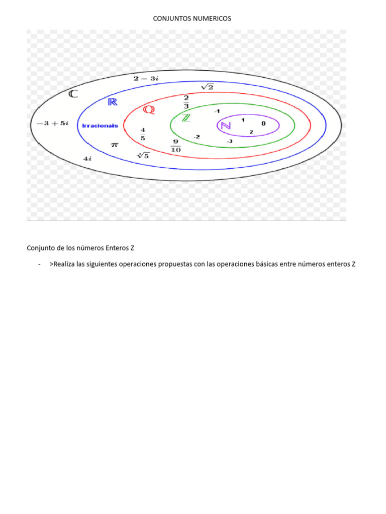 Operaciones Básicas con Números Enteros | PDF