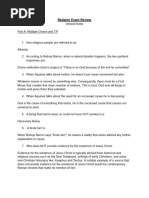 GCSE Edexcel RE (PAPER 1 Catholic Christianity) | PDF | Incarnation ...