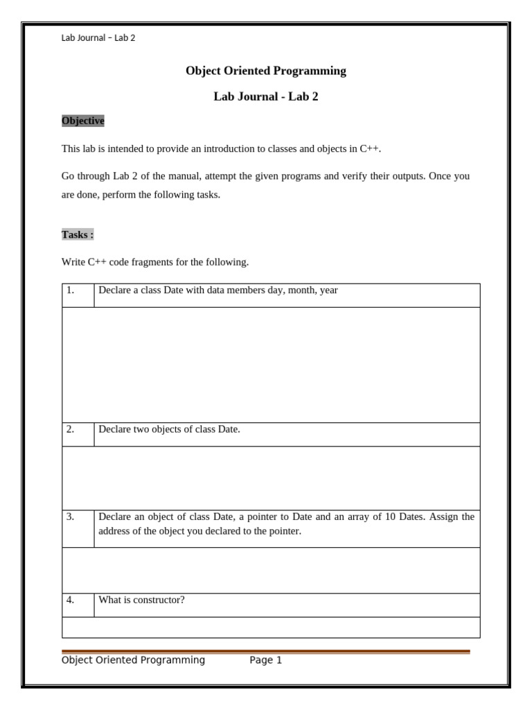Journal 03 Pdf Pointer Computer Programming Constructor Object