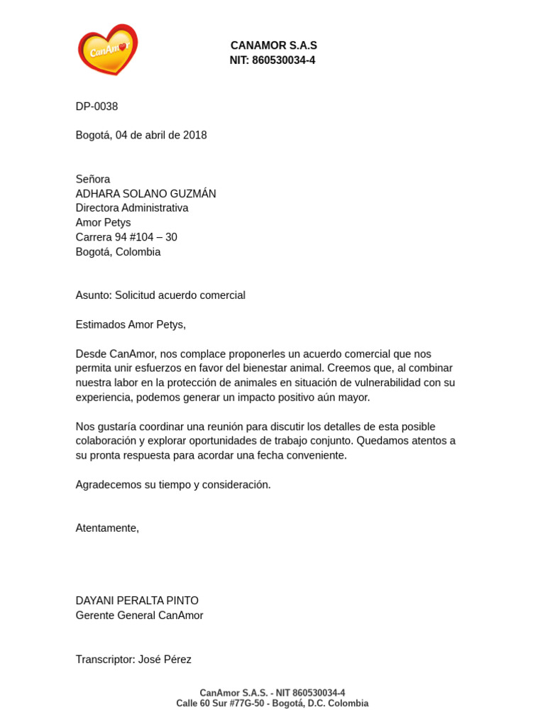 Carta Estilo Bloque Extremo #1 | PDF