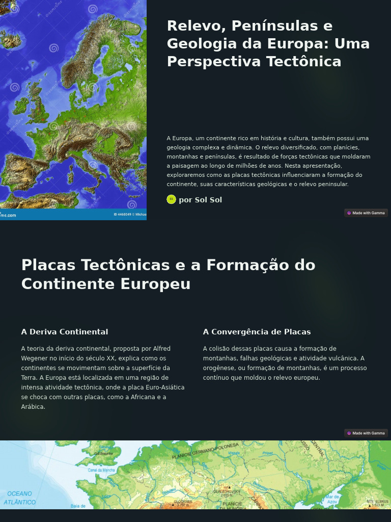 Geologia e Relevo da Europa Tectônica | PDF | Terreno | Placas tectônicas