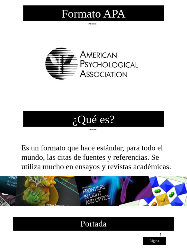 Guía de Formato APA 7ª Edición | PDF | Estilo apa