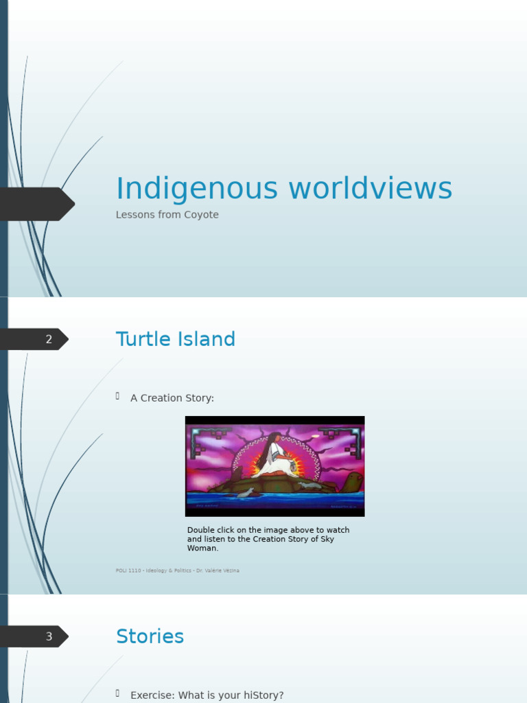 Indigenous Worldviews and Storytelling | PDF