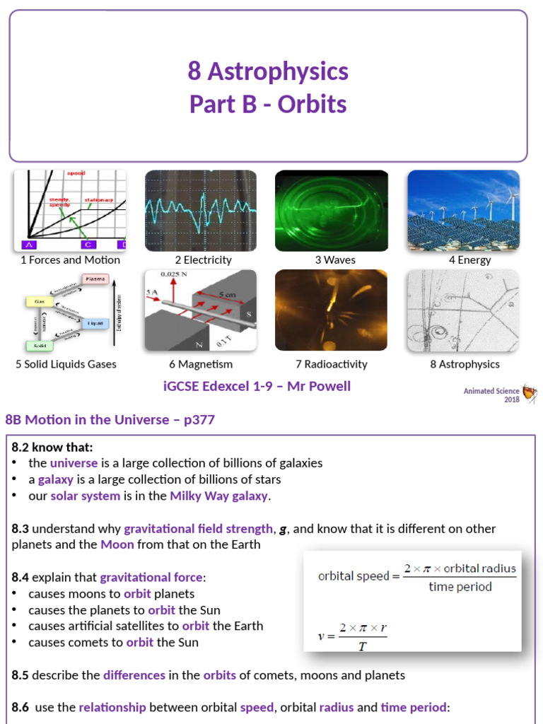 8-Astrophysics-Part-B-Orbits | PDF | Solar System | Planets