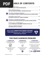 2025 School Comp Booklet - MathCounts | PDF
