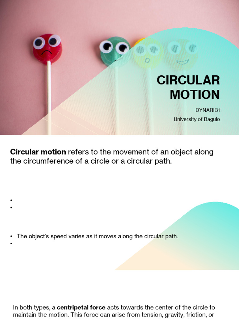 Circular Motions | PDF | Acceleration | Rotation Around A Fixed Axis
