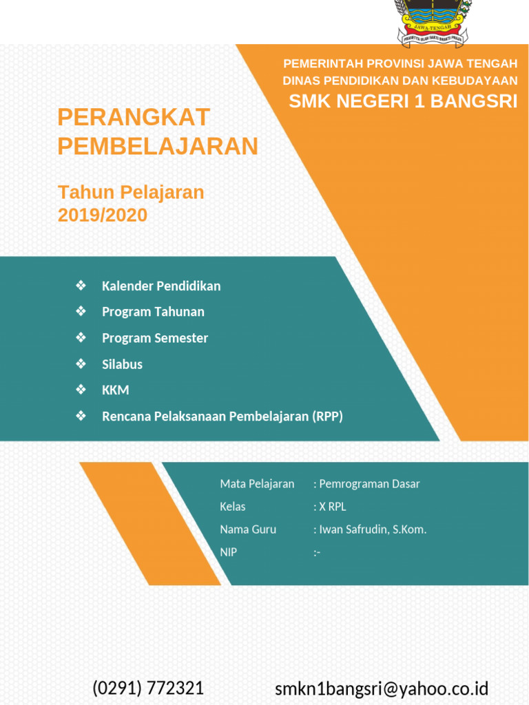 Pemrograman Dasar Kelas X | PDF
