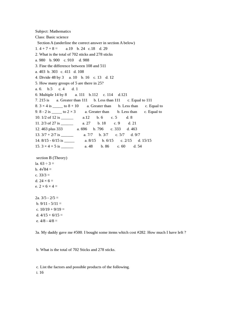 Math B2 Pdf