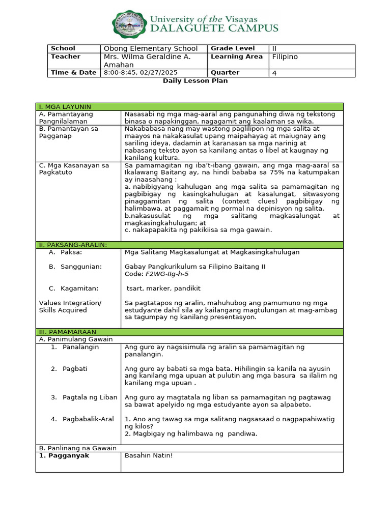 Fil2 LP - For Demo | PDF