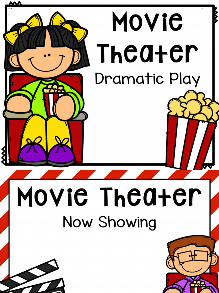 Movie Theater Dramatic Play | PDF
