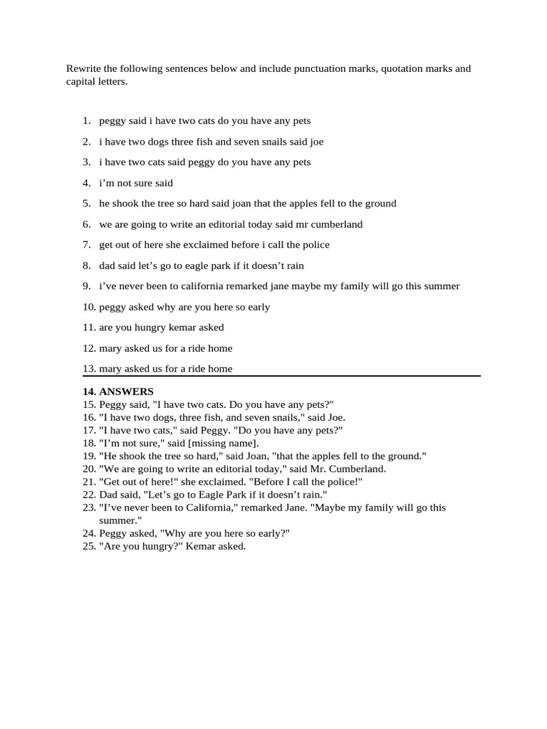 Grade 10 Dialogue Rewrite Exercise | PDF