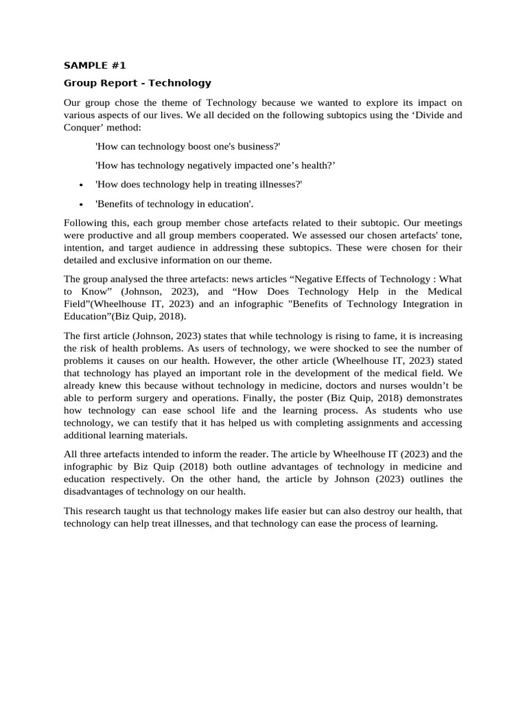 Group Written Report SAMPLE | PDF | Gender Equality | Gender Studies