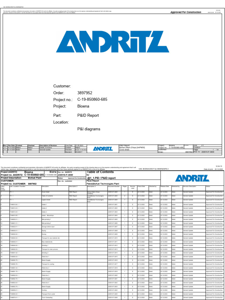 230510-F-3000-RevE - P - ID Report | PDF | Valve | Switch