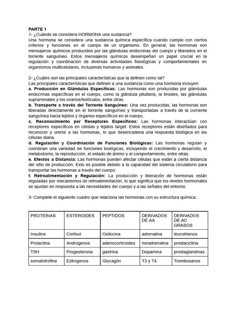 Comunicacion Quimica y Regulacion Hormonal | PDF | Transducción de ...