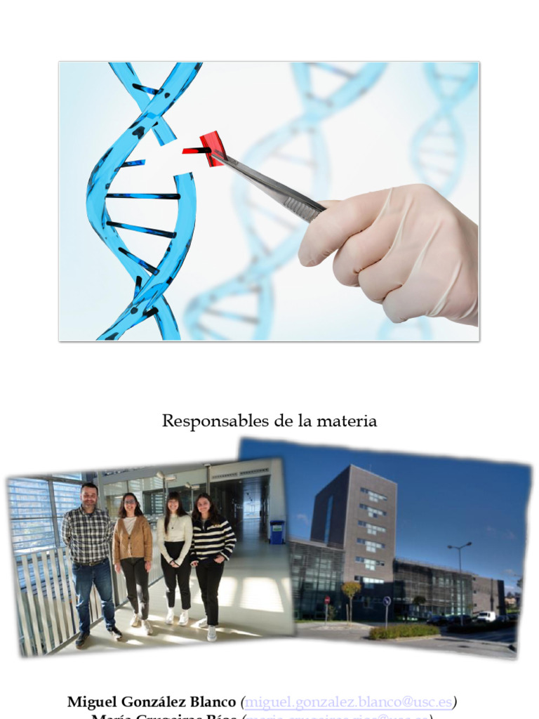 Tema 1 Introducción. | PDF | ADN recombinante | Ingeniería genética