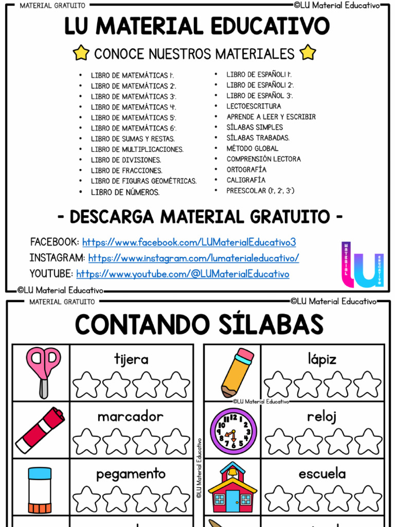 Contando silabas | PDF