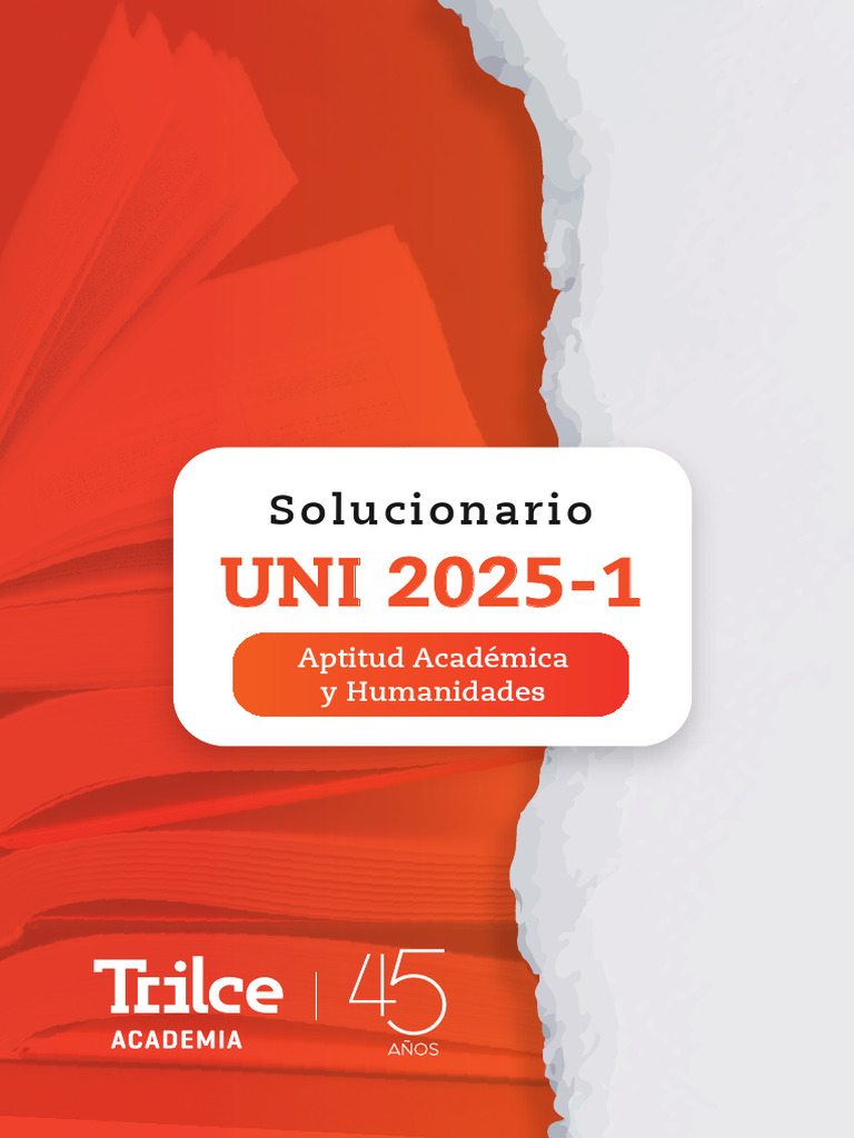 Solucionario 17 Feb Uni 2025 1 | PDF | Proposición