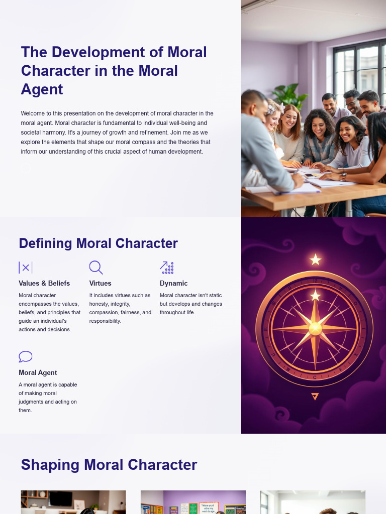 The Development of Moral Character in The Moral Agent .. 3 | PDF | Morality | Behavioural Sciences